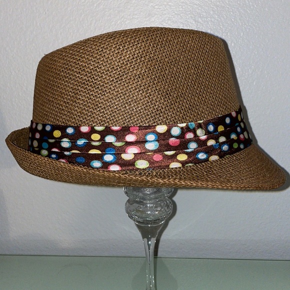 Westend | Accessories | Westend Paper Fedora Hat Smallmedium Polka Dot ...